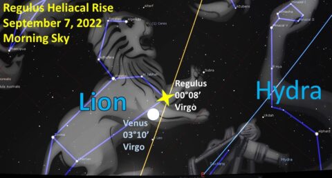 The Star Regulus Rises September 7 - Turning of the Ages Mystery School