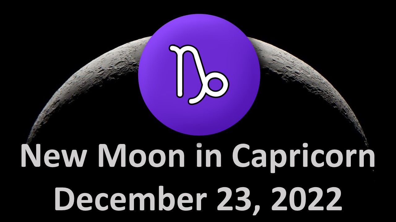 New Moon in Capricorn December 23 - Turning of the Ages Mystery School
